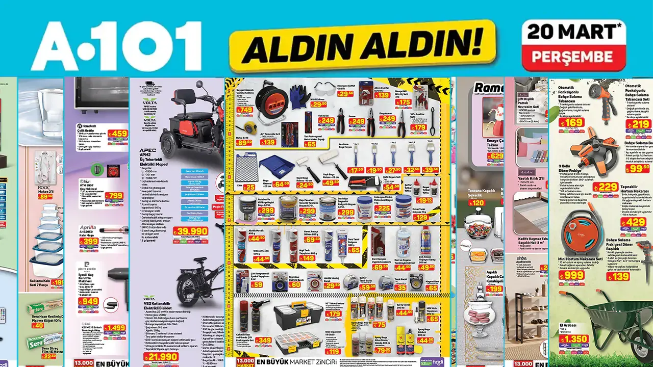 A101, Dev İndirimlerle Beyaz Eşya ve Televizyon Satışına Başladı!
